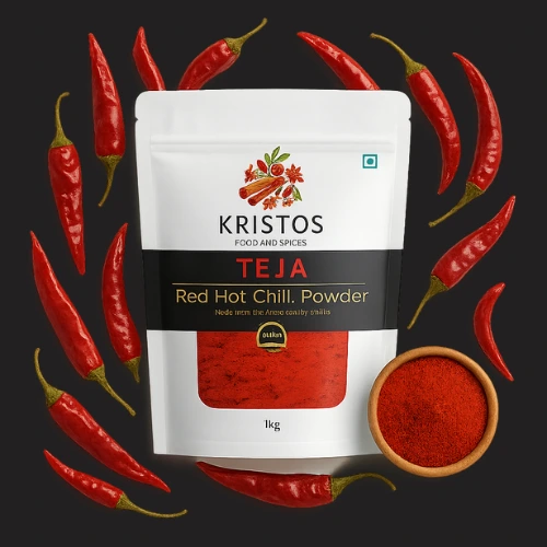 Teja Red Hot Chilli Powder – Premium Quality, Bold Taste – Kristos Food ...